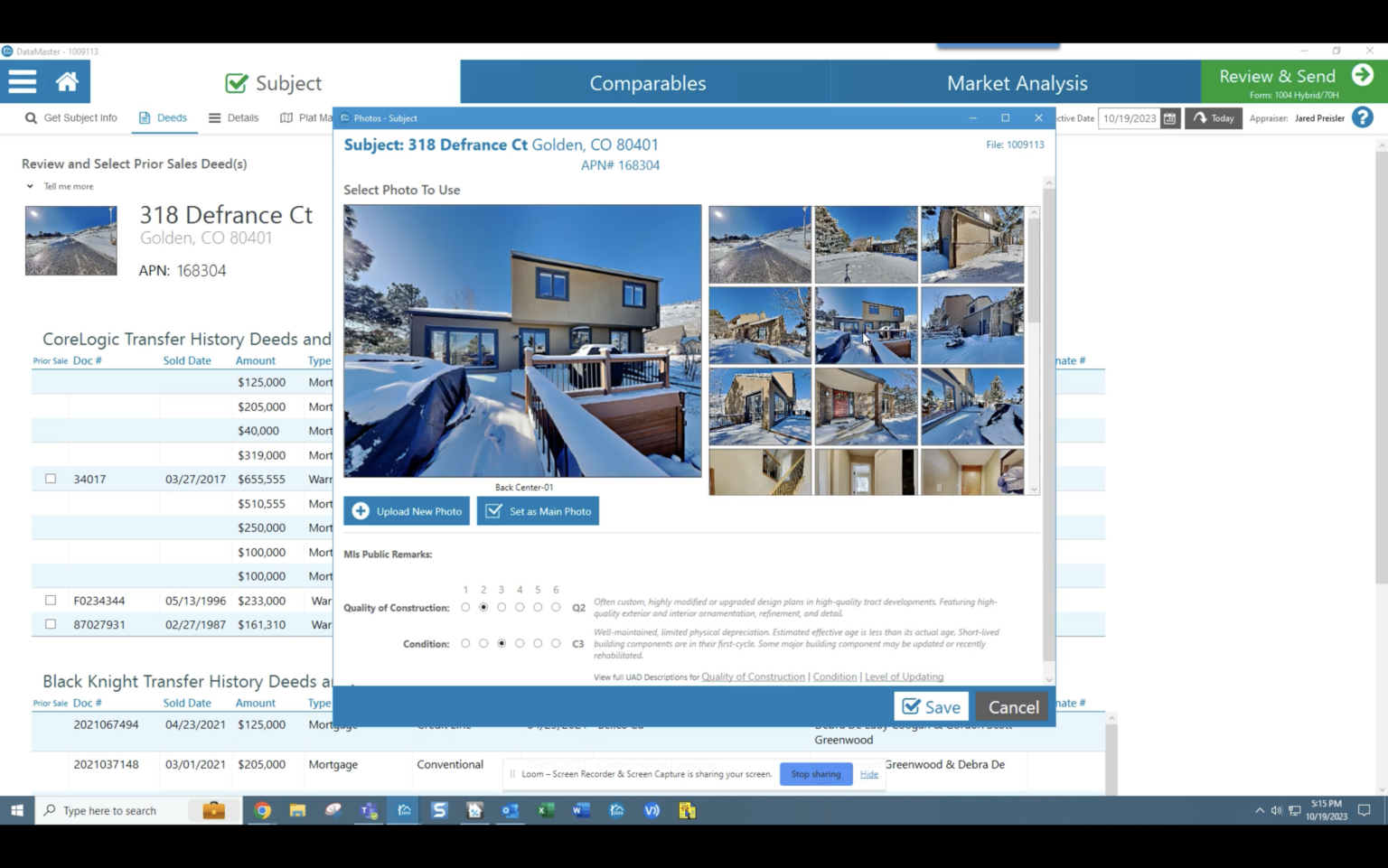 DataMaster | Appraisal Data Management System