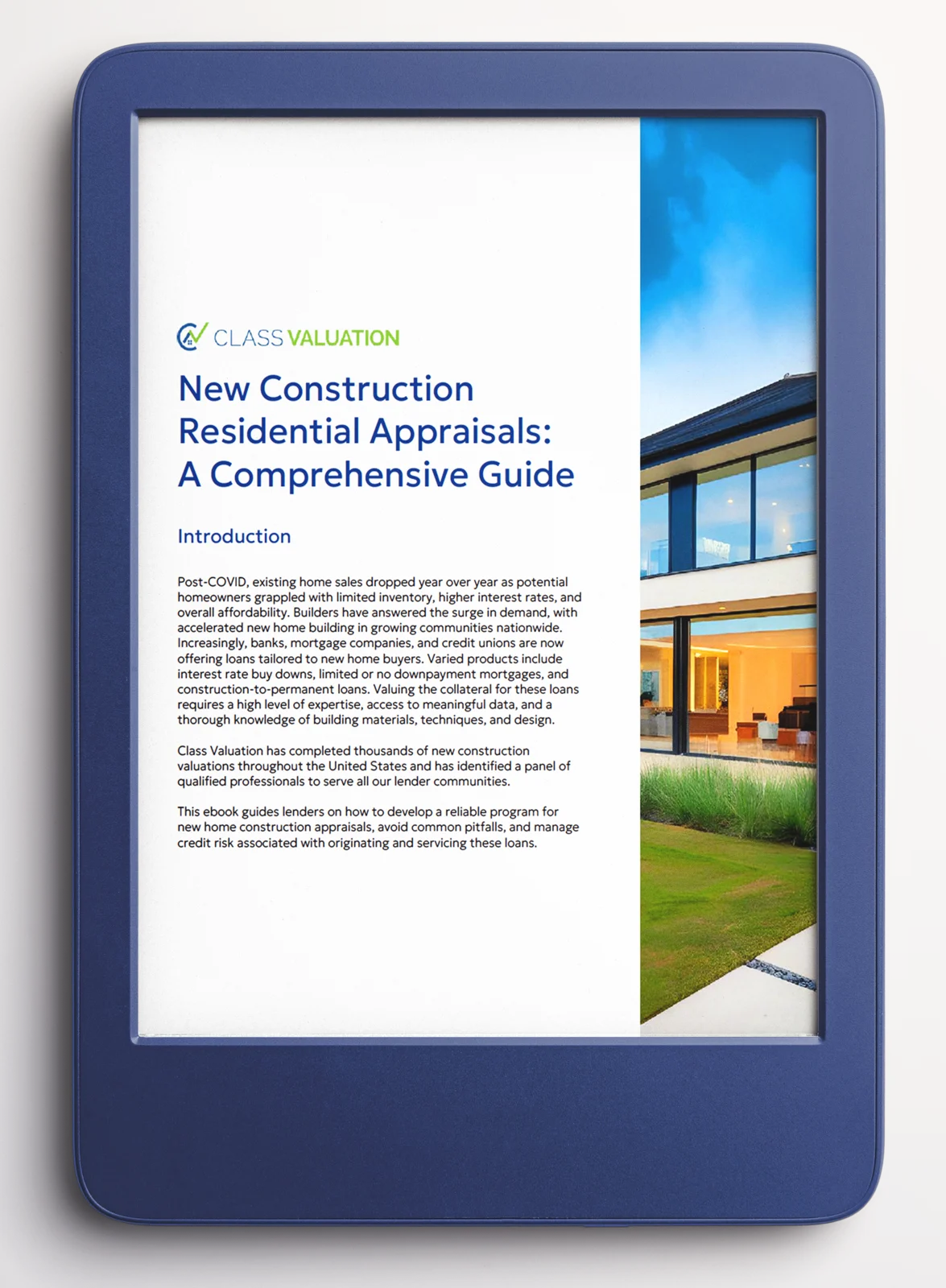 New Construction Residential Appraisals: A Comprehensive Guide - Class Valuation
